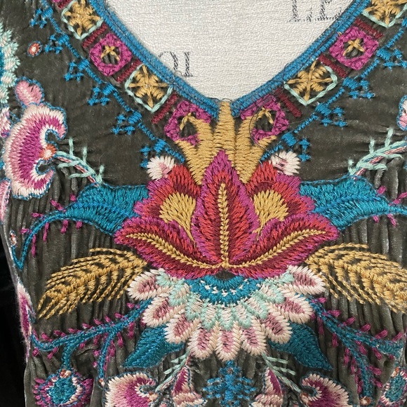 Johnny Was | Tops | Nwt Johnny Was Velvet Tunic Size S | Poshmark